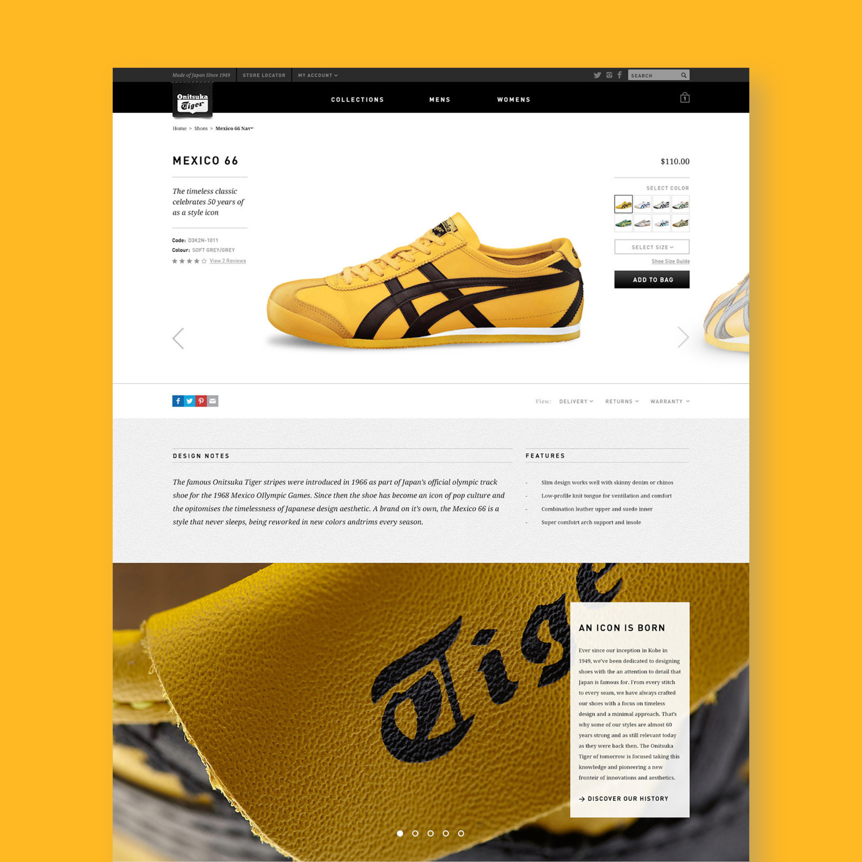 Asics, Global Website – Residency Studios